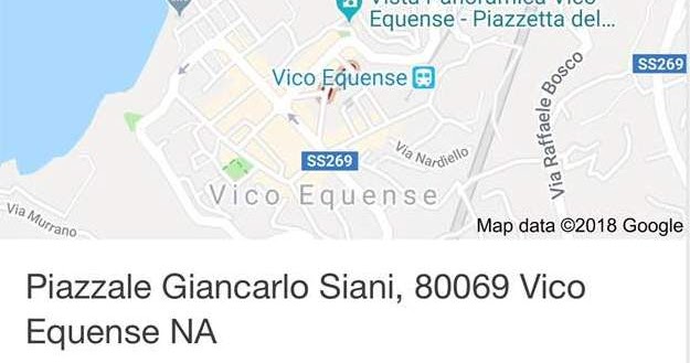 Vico Equense On Line: “Piazzale Giancarlo Siani”, Google Maps si aggiorna