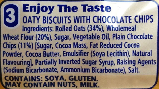 VEGANOO Vegan Reviews: New: Hobnob Choc Chip Biscuits