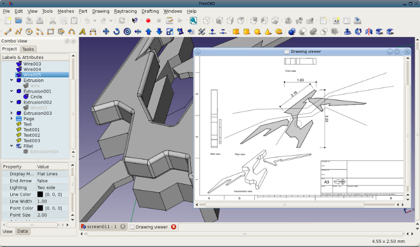 JVM - FOSS: FreeCAD - Modelador CAD paramétrico