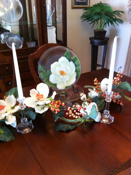 JBigg: Life in Kentucky: Magnolia Table Decorations