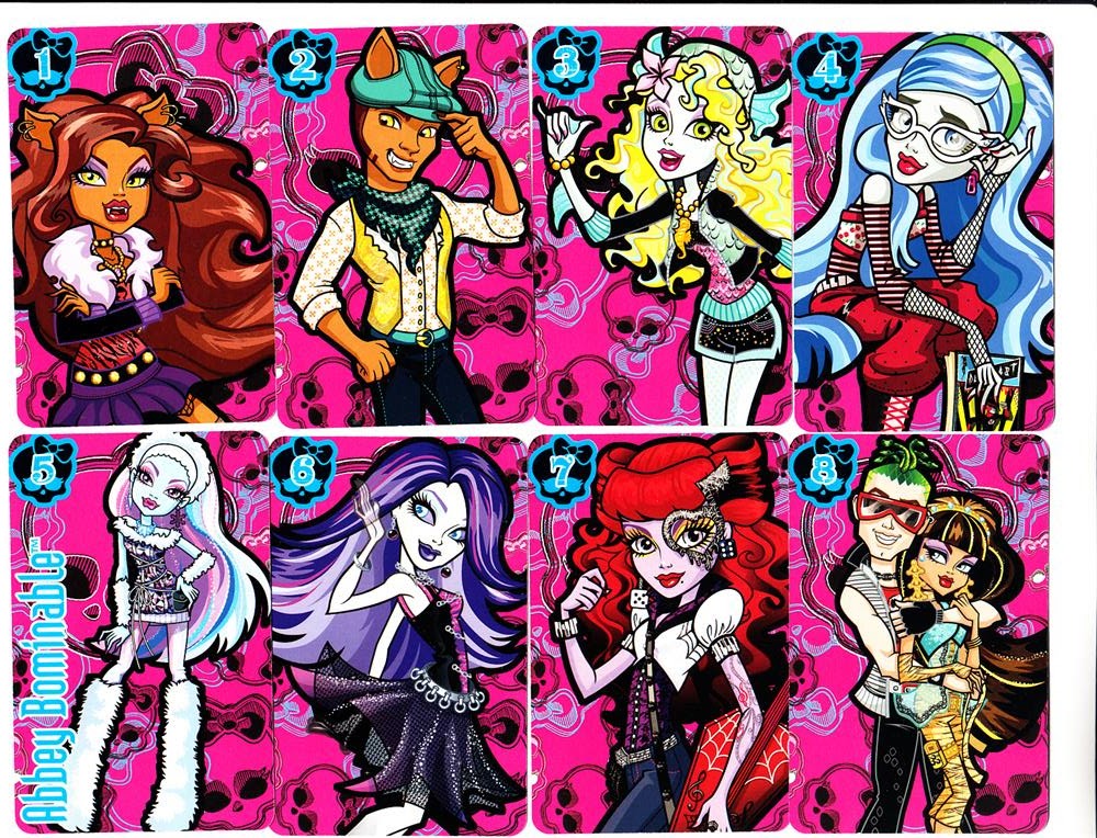 Barajas y Naipes: Monster High