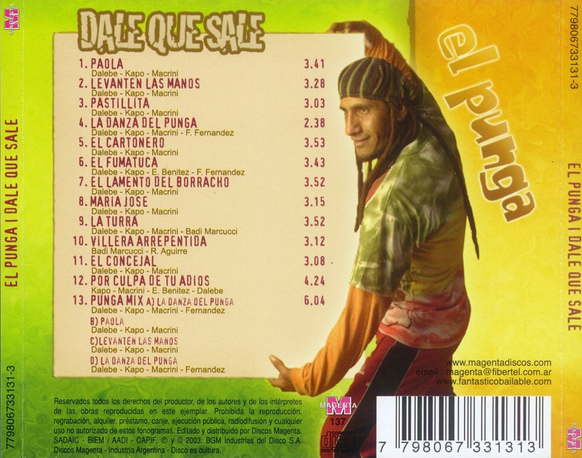 El Templo De La Cumbia: El Punga - Dale Que Sale (2003)