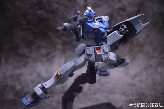 HG 1/144 GM Custom - Gray Phantom (Painted Build) ~ Gundam Reference