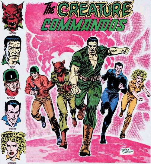 Dave's Comic Heroes Blog: Creature Commandos Invade The War That Time ...