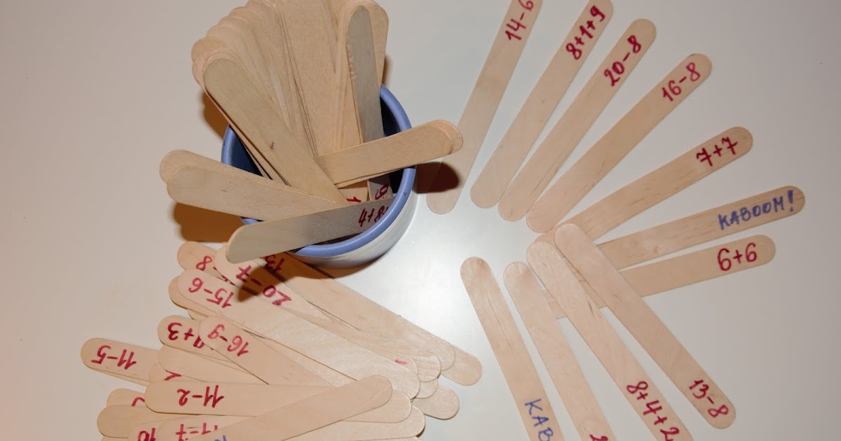 Fun and Games Math: KABOOM! - addition and subtraction in the range 20