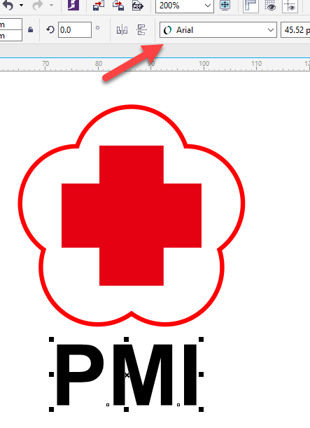 Tutorial Desain logo PMI CorelDRAW X7 - Sisko Vector Artwork