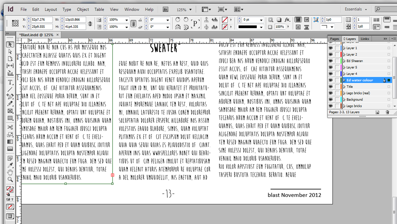 AS Graphics Unit 1: Magazine cover & Double page spread