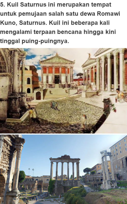 10 Bangunan bersejarah Roma dulu vs kini, perubahannya drastis - Today ...