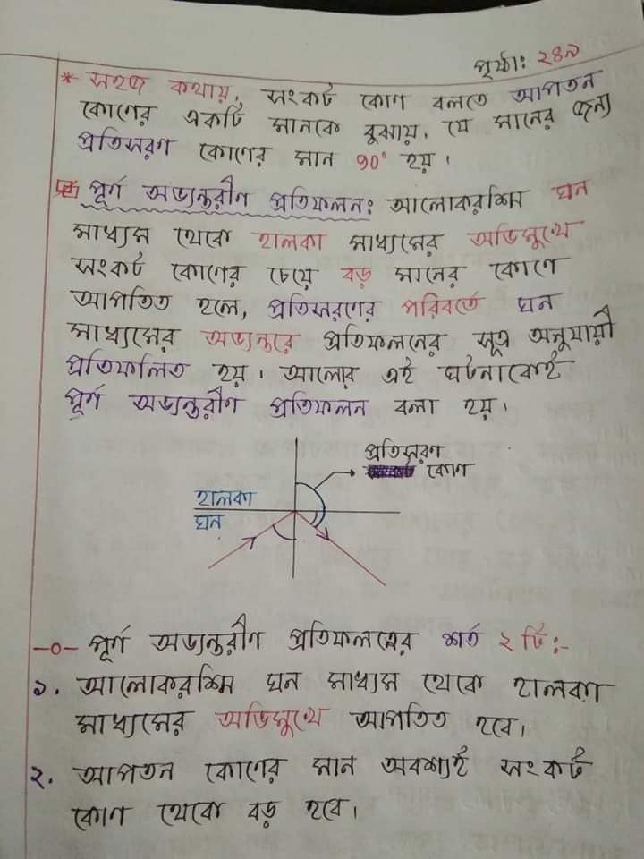 SSC Physics Chapter 9 Hand Note