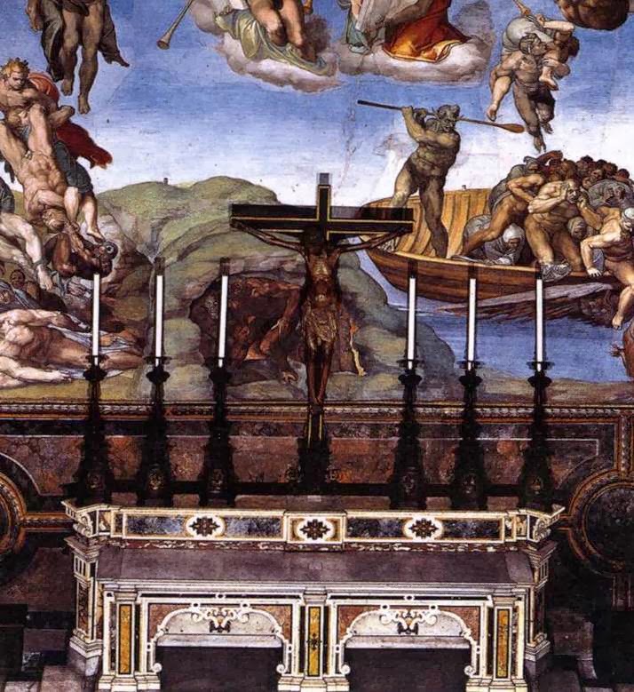 e-arthistory: MICHELANGELO's own last judgment