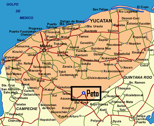 MUNICIPIO DE PETO: UBICACIÓN GEOGRAFICA