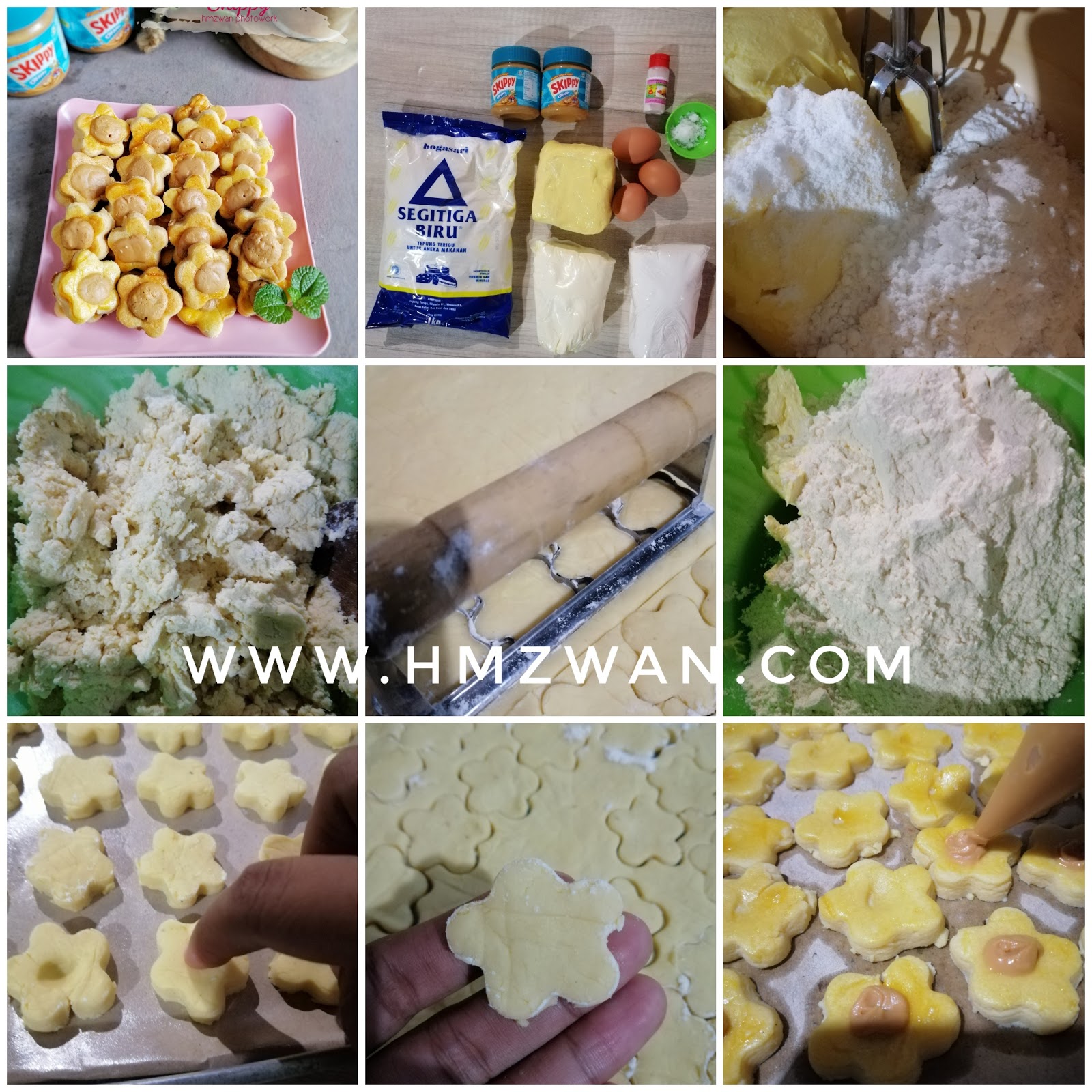 HM Zwan: Cookies Bunga Teratai Skippy