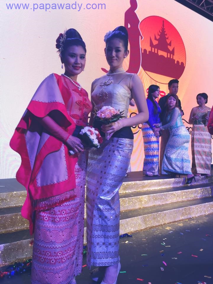 Exclusive : Khin Wai Phyo Han Behind The Scenes Pictures at Nan Myo Thu Silk Shop Fashion Show ...