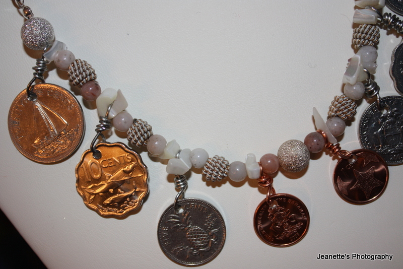 Tappingflamingo : Bahamian Coin Necklace