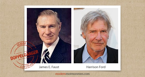 Modern Mormon Men: Mormon Doppelgängers 7: James E. Faust & Harrison Ford