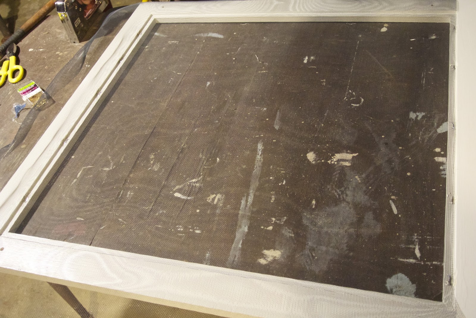 Life at Pugsley: How to make wood window screens 11: Installing the ...