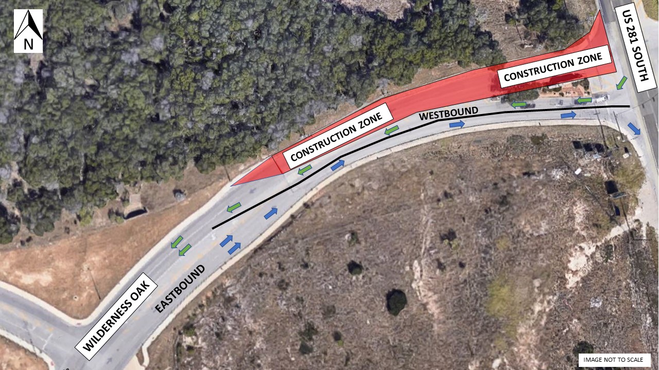 Go Ahead!: US 281 Expansion Phase II: Traffic Switch On Wilderness Oak