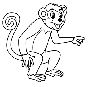 Cara Menggambar Monyet Dengan Mudah Lengkap