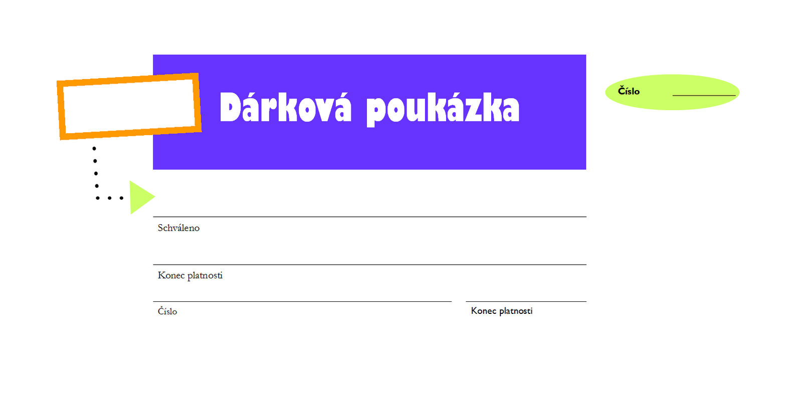 Dárkové poukazy a certifikáty - vzor a šablona k vytisknutí a stažení ...