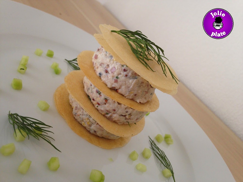 Jolie Plate: Rillette de maquereau à la moutarde de Meaux, feuilles de ...