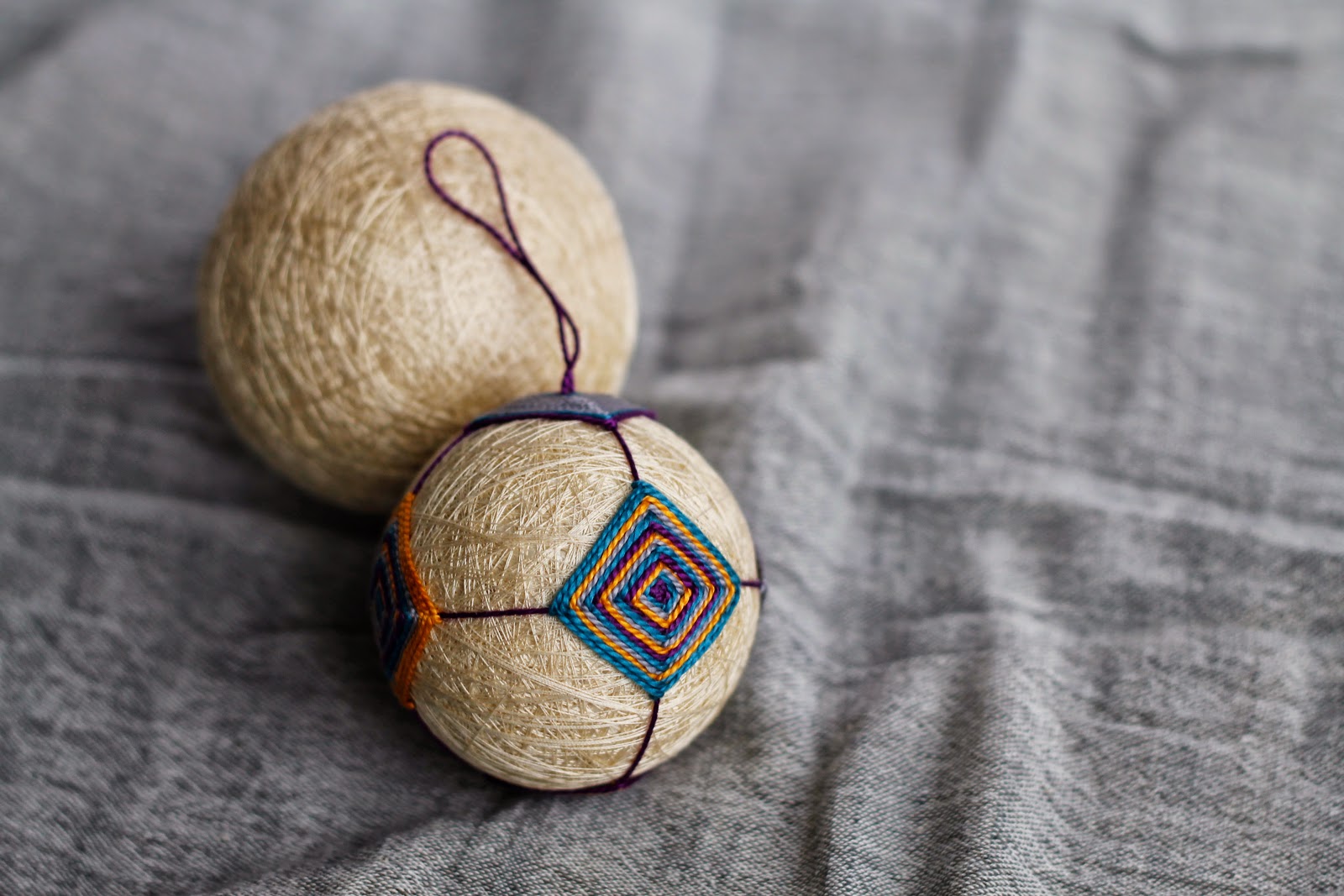 Bark and Purl: Temari - Japanese thread balls