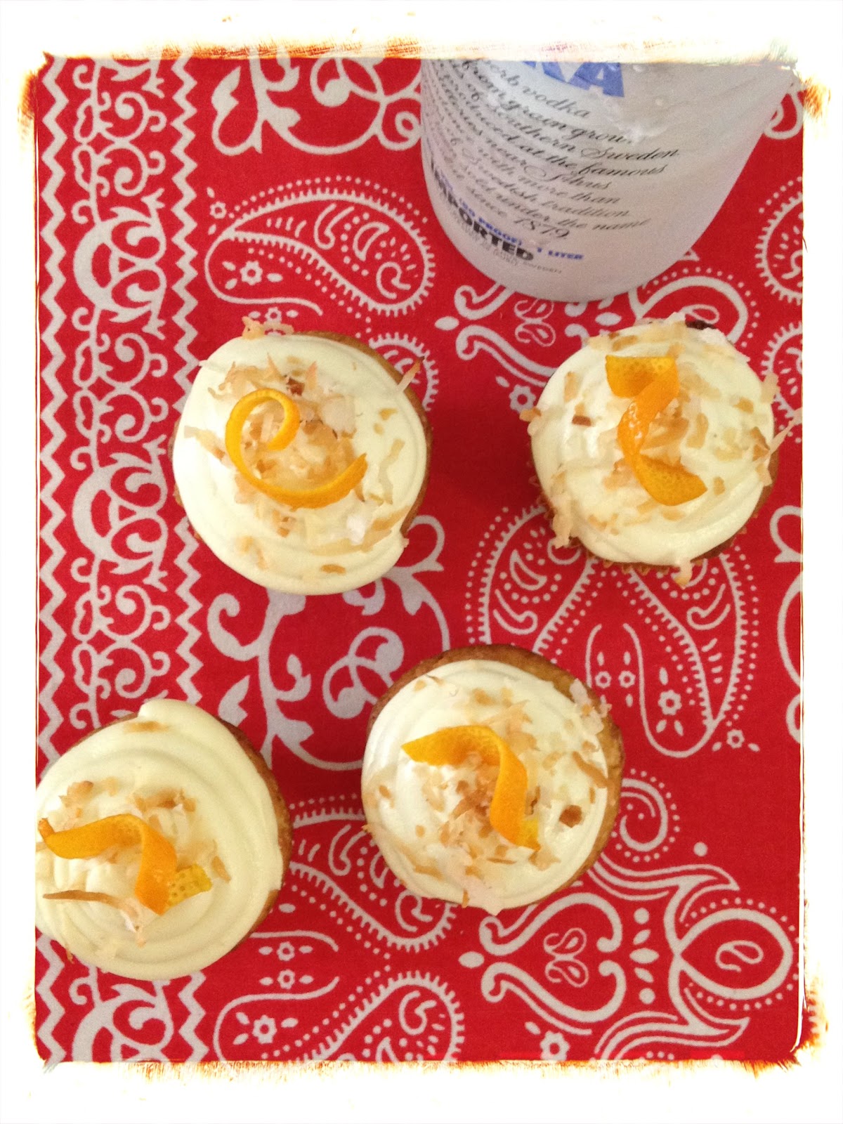 The Lush Chef: Screwdriver Cupcakes