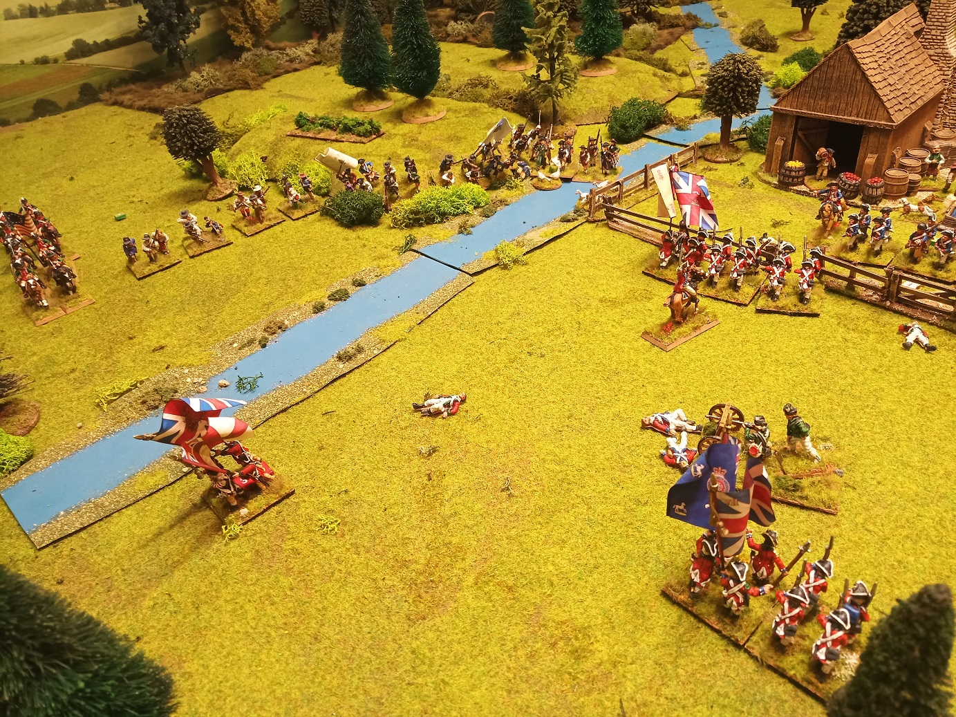 Land of the Lead: 28mm AWI Game - Battle of Grey Plains 1776