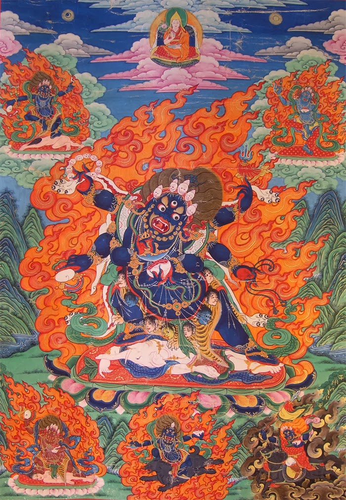 Destiny Gallery 丰天林: Shadbhuja Mahakala (Six-hands)