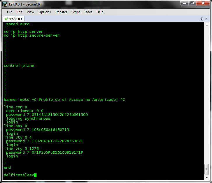 Configuraciones Básicas de un Router o Switch Cisco - Seguridad y Redes