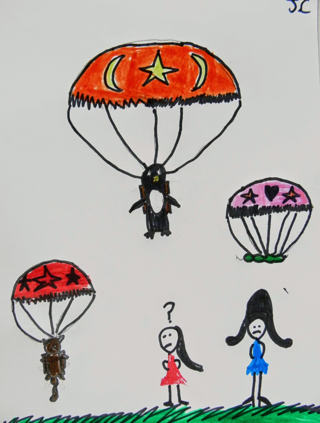 Jenny Liang's Painting and Drawing Blog: Creative drawing - Here Comes ...