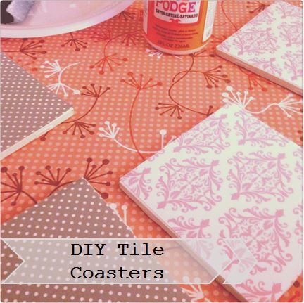 Pink Lips & Teaching Tips: DIY Tile Coasters