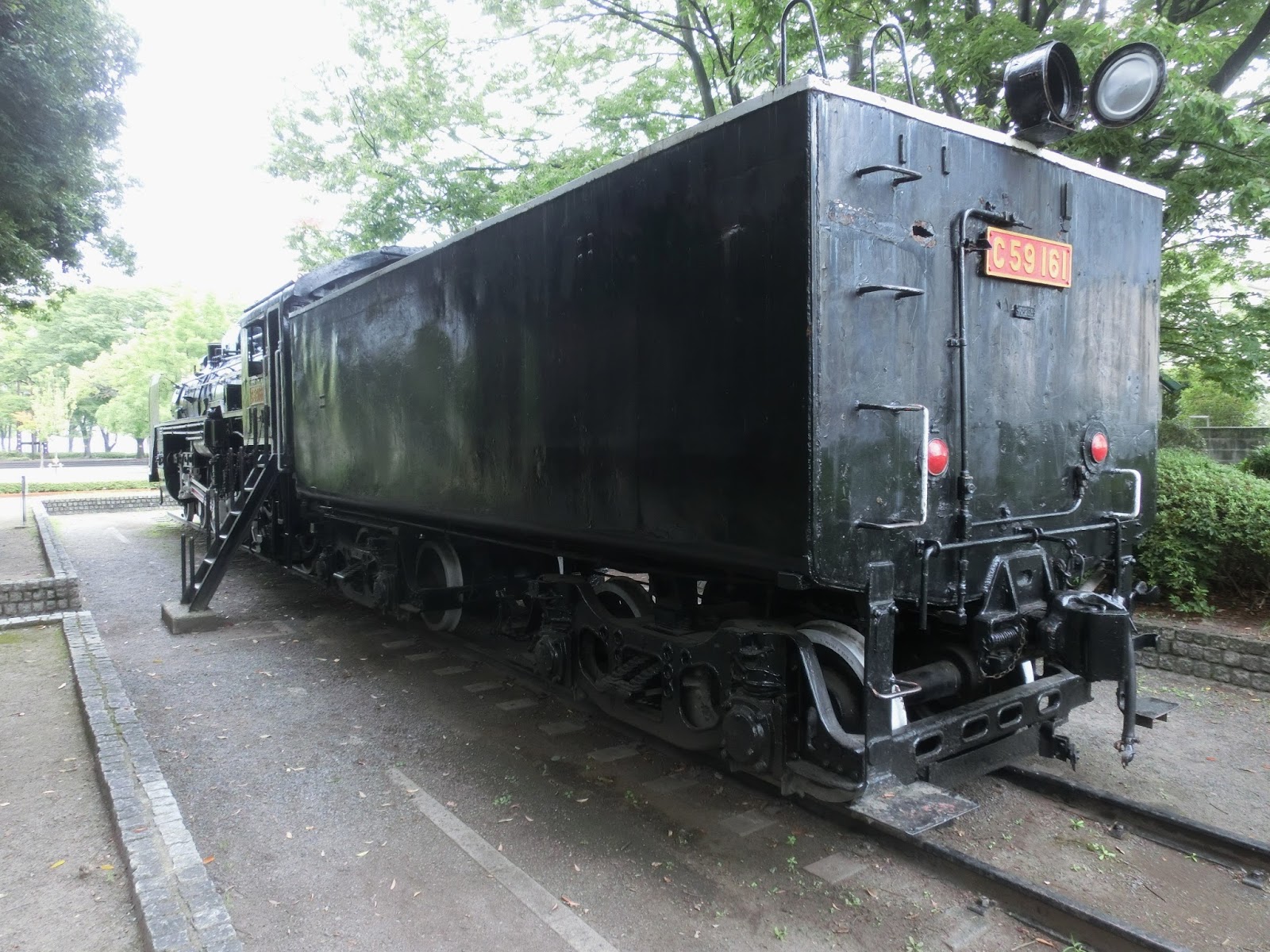 つばめ・ミュージアム新本館: C59 161号機をしっかり眺めてみましょう！