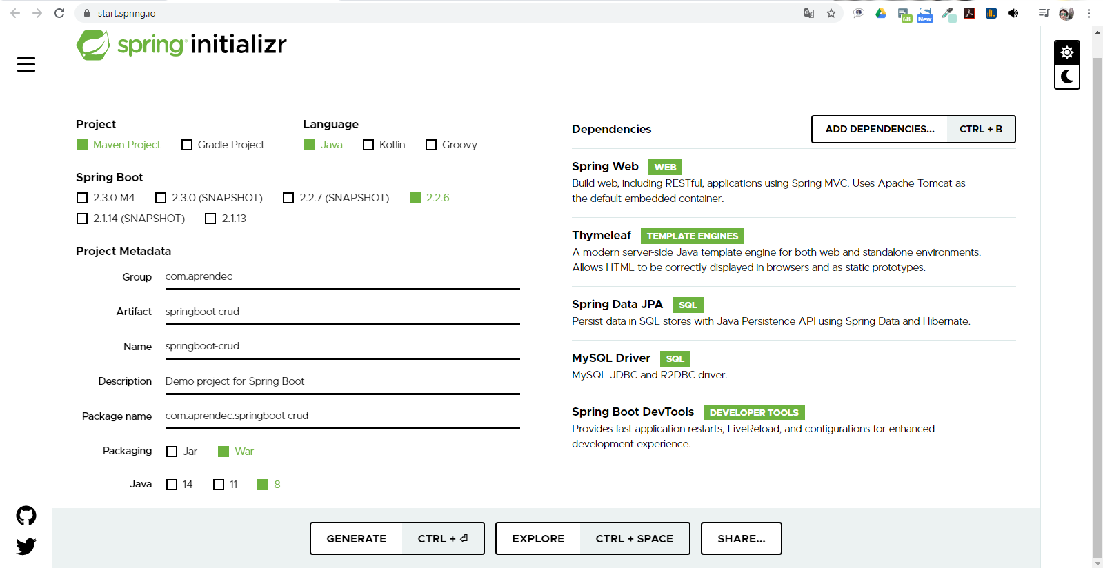 Josel Toro: Crear un CRUD Java Web usando Spring Boot, JPA, Thymeleaf y ...