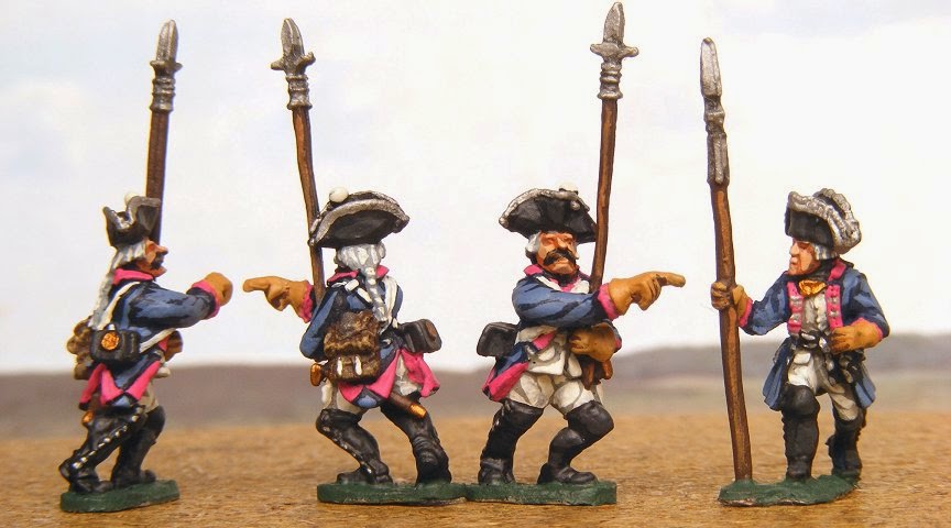 Miniature Soldiers: Prussian infantry, Musketeer Regiment Nr. 18 Prinz von Preussen