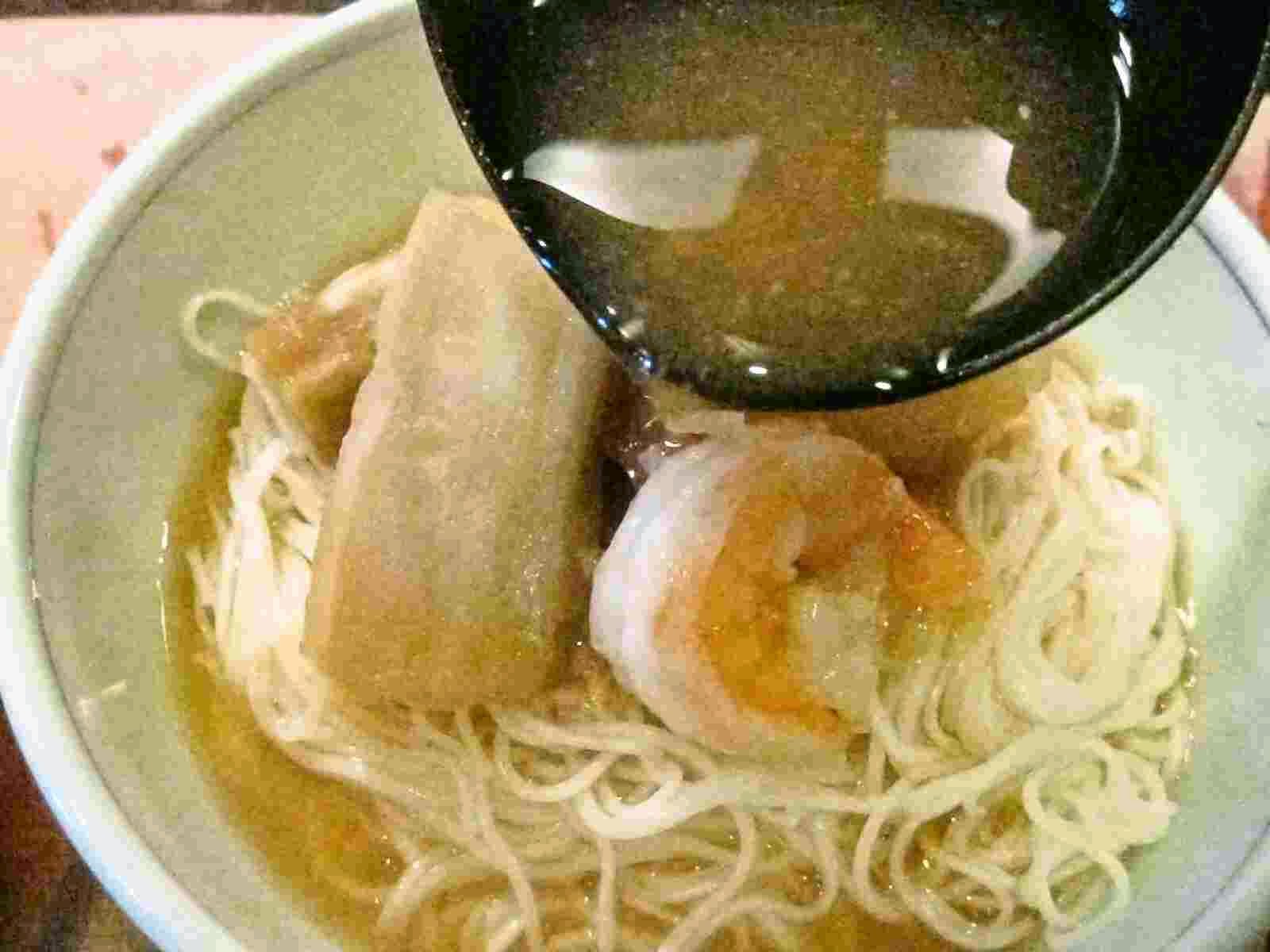 Recipes for Tom: Yakinasu-iri nyumen / warm somen noodles and grilled ...