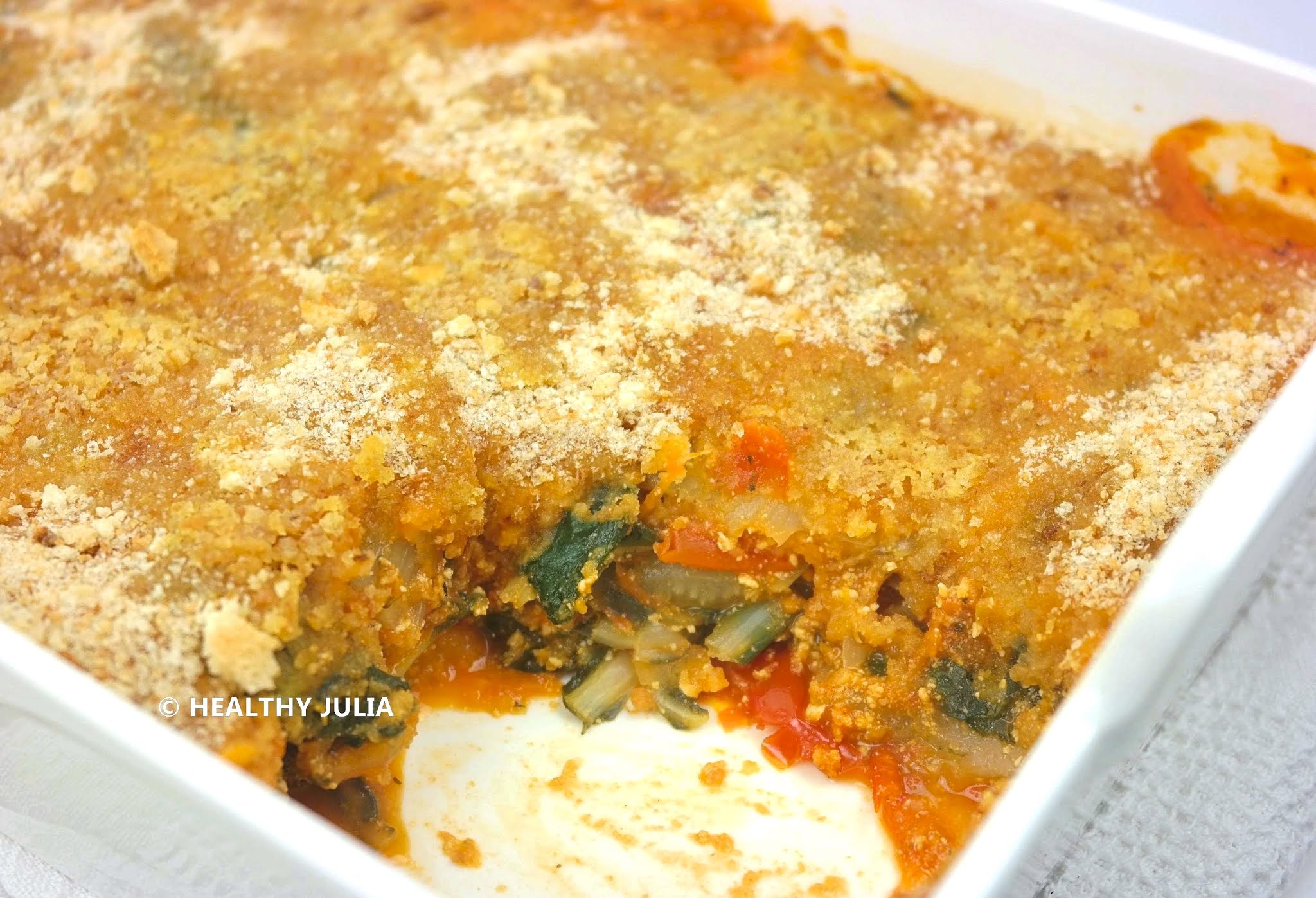 COOKING JULIA : GRATIN DE BLETTES À LA PROVENÇALE