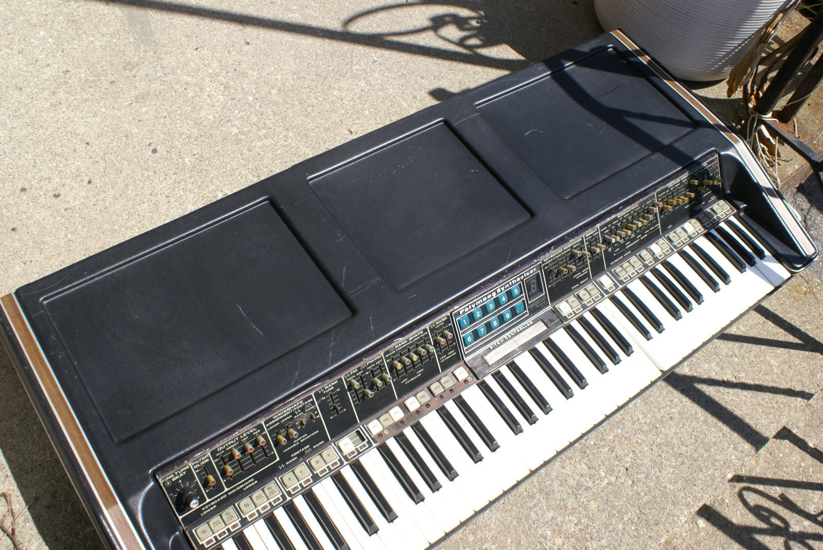 MATRIXSYNTH: Moog Polymoog Keyboard Synthesizer 203a Prototype Museum Piece