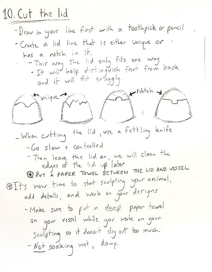 All The Rest Of It: Art Lesson: Clay Spirit Animal Vessels