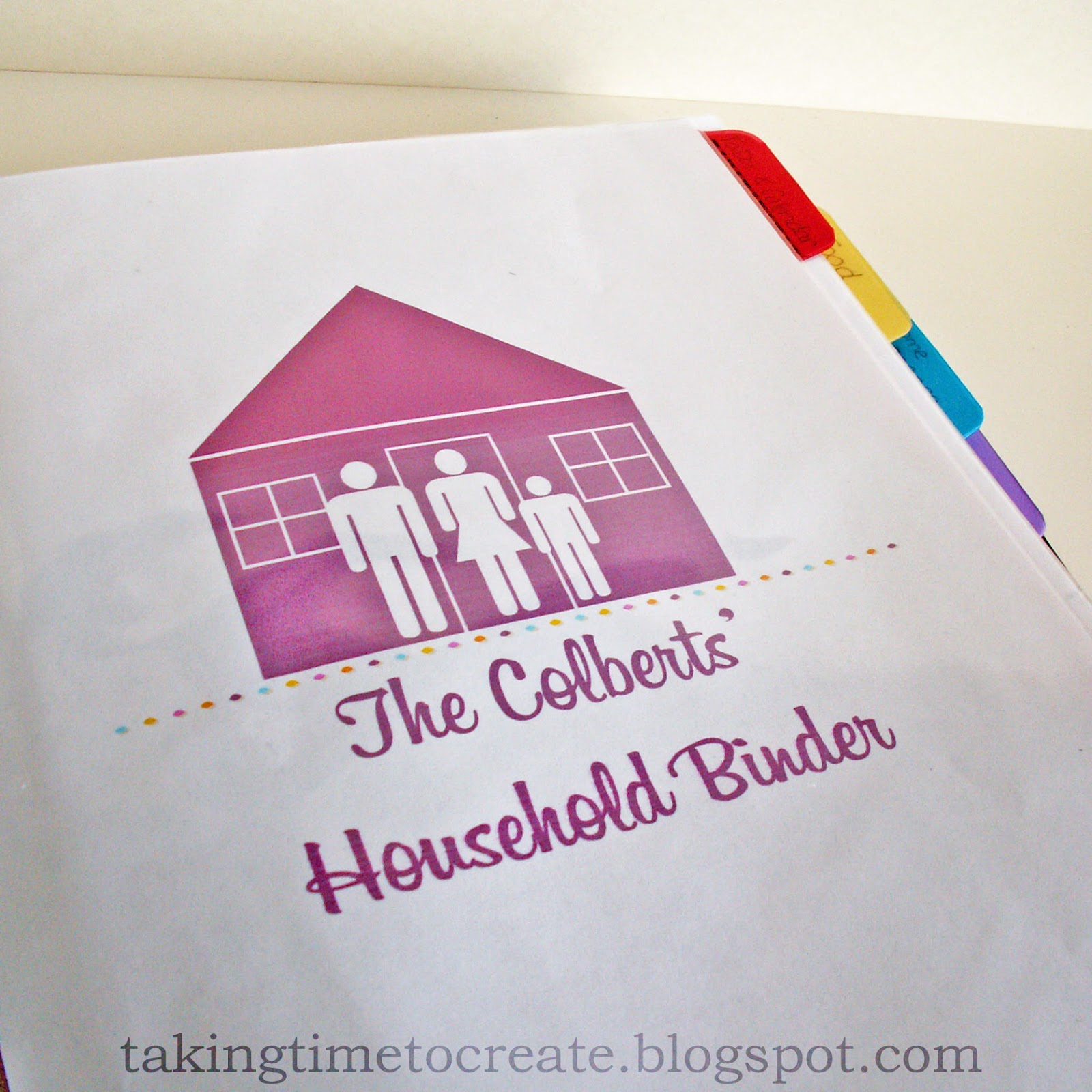 Taking Time To Create: The Household Binder {FREE Printables!} Part 1 ...