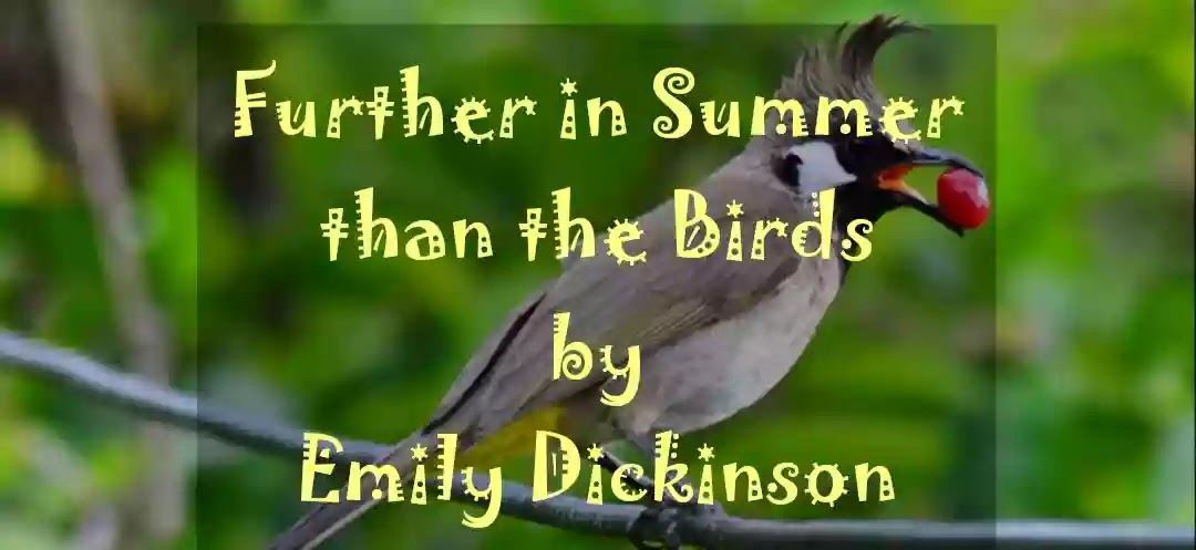 Further In Summer Than The Birds - Summary and Analysis