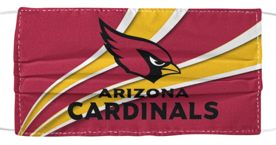 Cloth Face Mask - Fabric Face Mask: Arizona Cardinals Cloth Face Mask