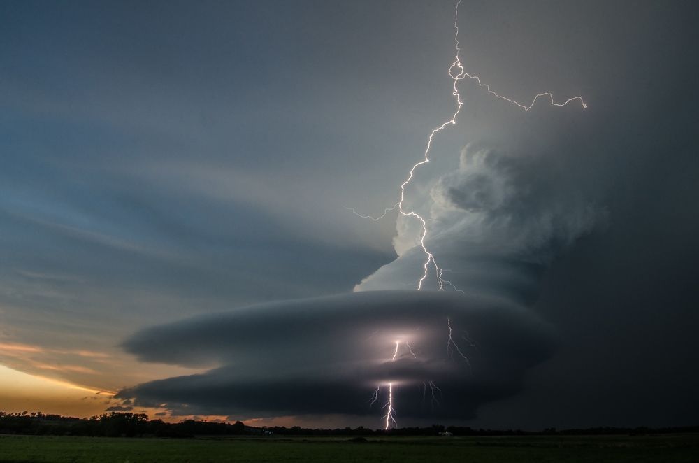 Supercell and Lightning over Nebraska | Earth Blog