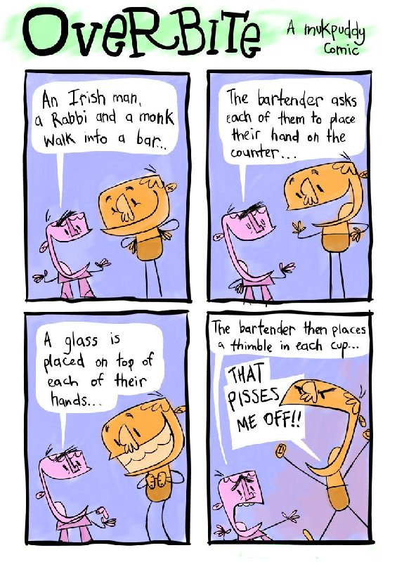 cartoon joke: overbite_joke