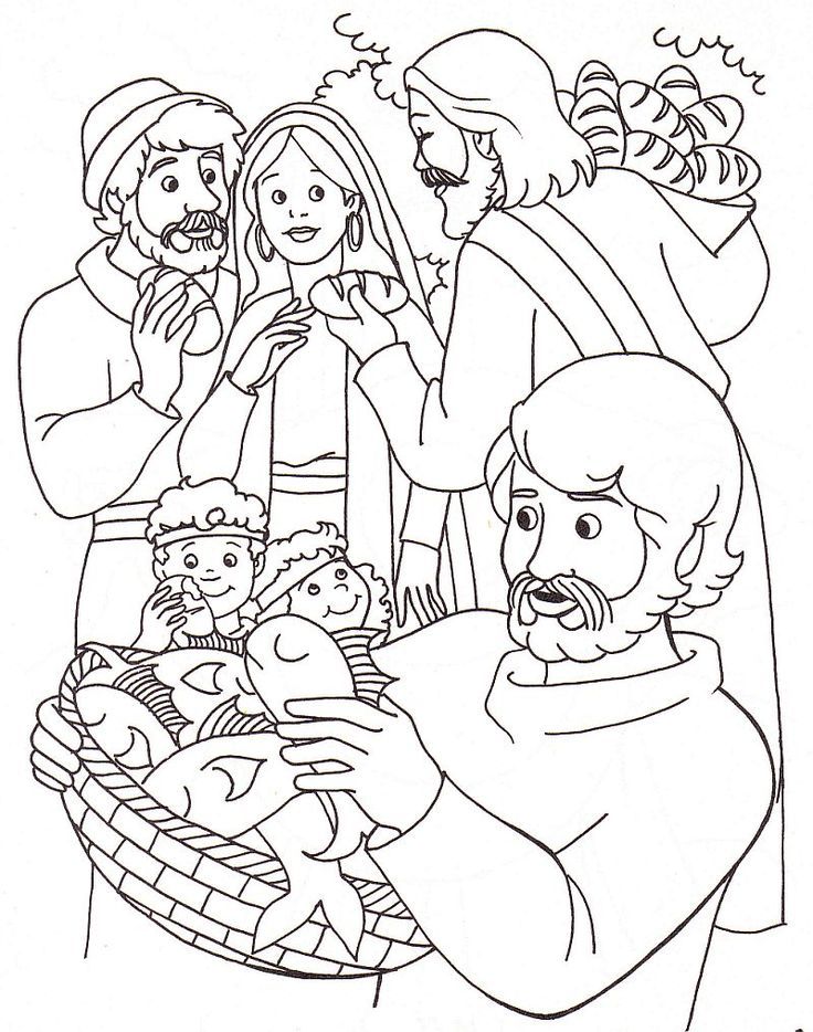 Miracles Of Jesus Coloring Pages ~ Coloring Pages