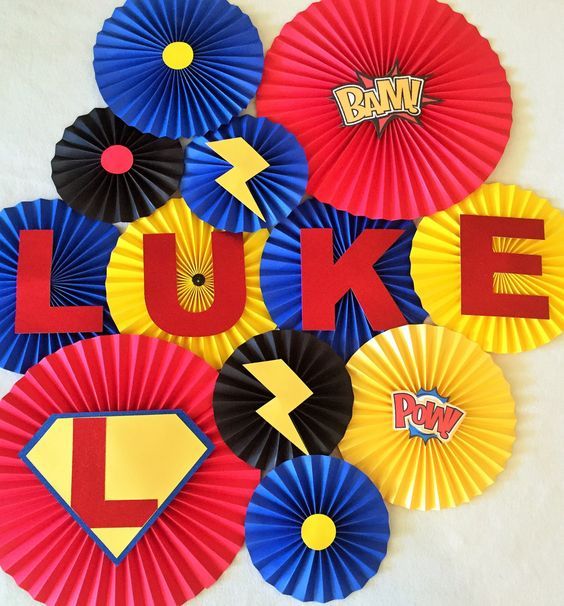 113 ideas para decorar una Fiesta de Superman
