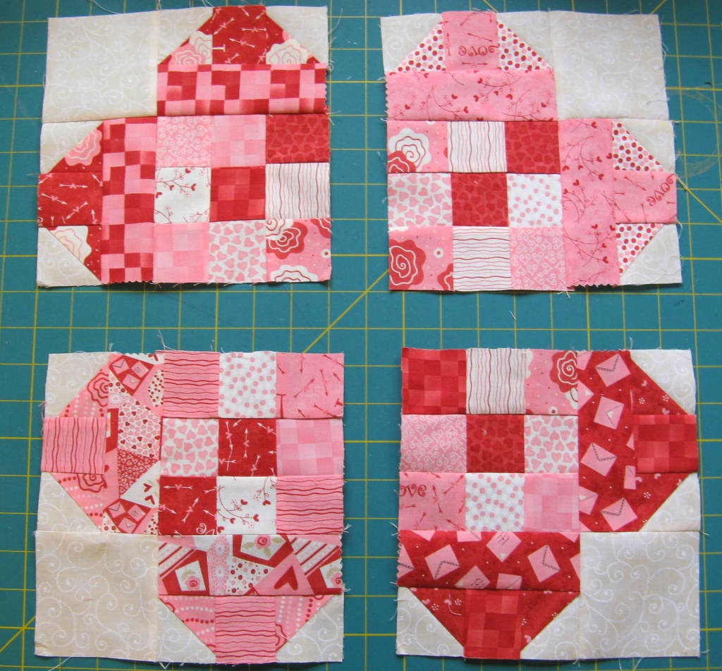 Stitching With 2 Strings: Tutorial: A Quick Valentine Table Topper
