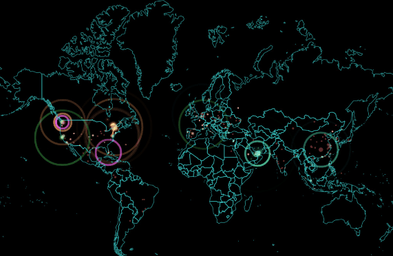 Cyber-Attack Map! Nonton Secara Langsung Perang Cyber - Dhdeinfo.com