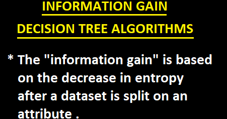 data-w-dash: concept of information gain in decision tree algorithms