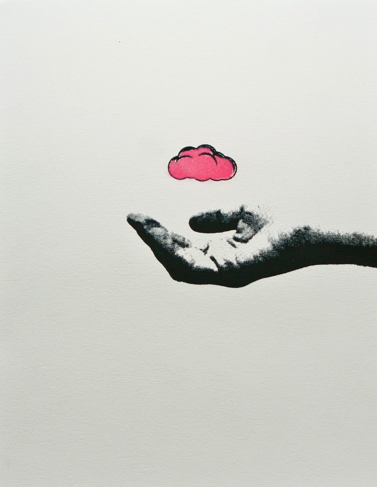 artbleat: FEDERATION OF IDEAS: HAND & CLOUD PRINT