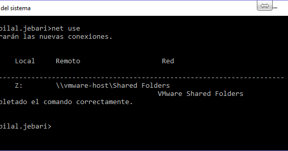 Comando "NET USE", uso, parámetros y ejemplos